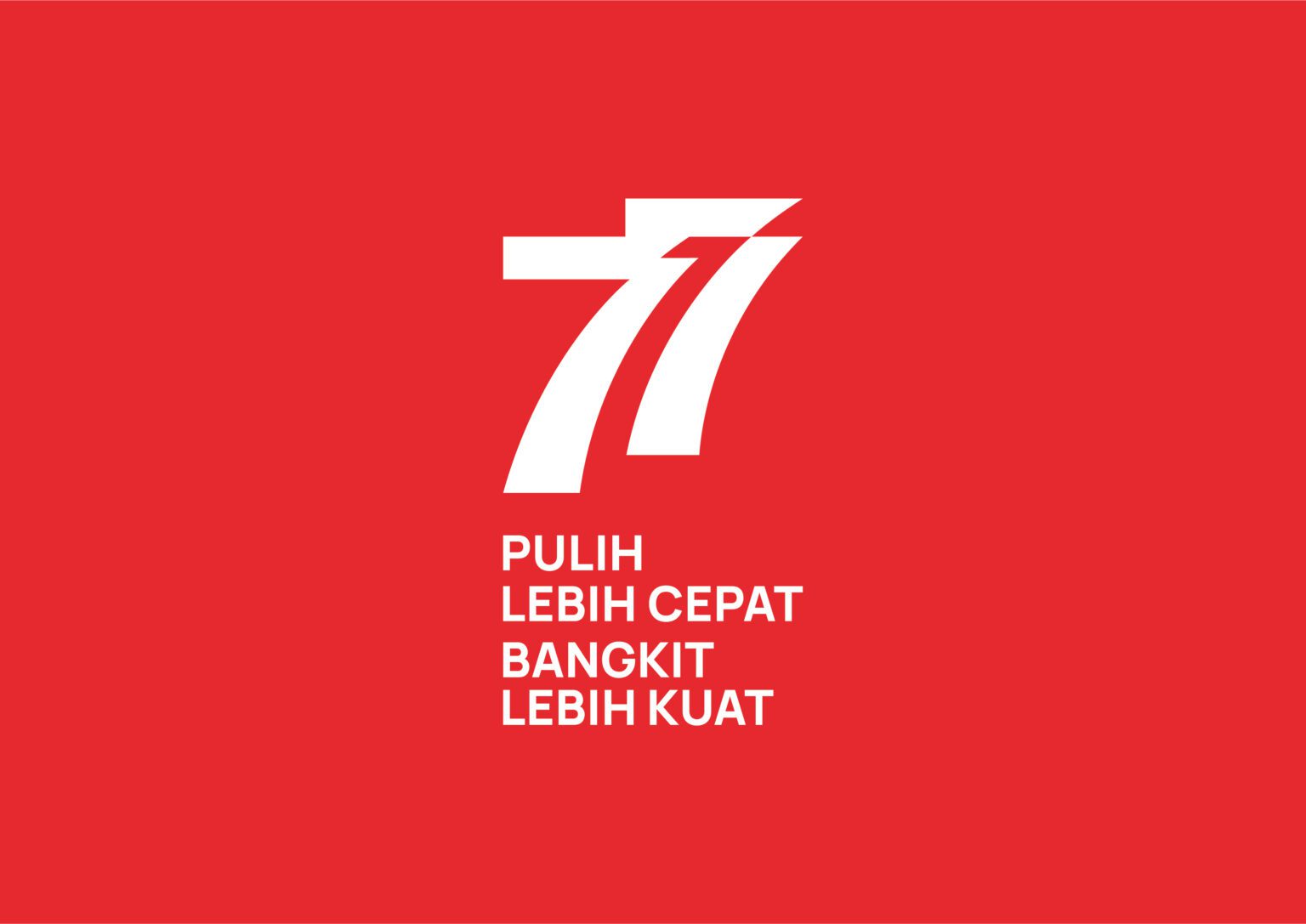 Vector Logo HUT RI Ke-77 Rilis Resmi New